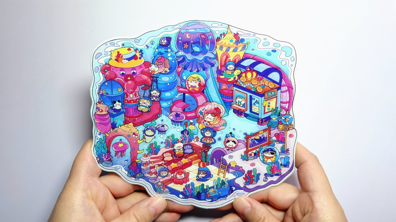 DIY a fantastic underwater world with 3D landscape stickers | Immersive ...
