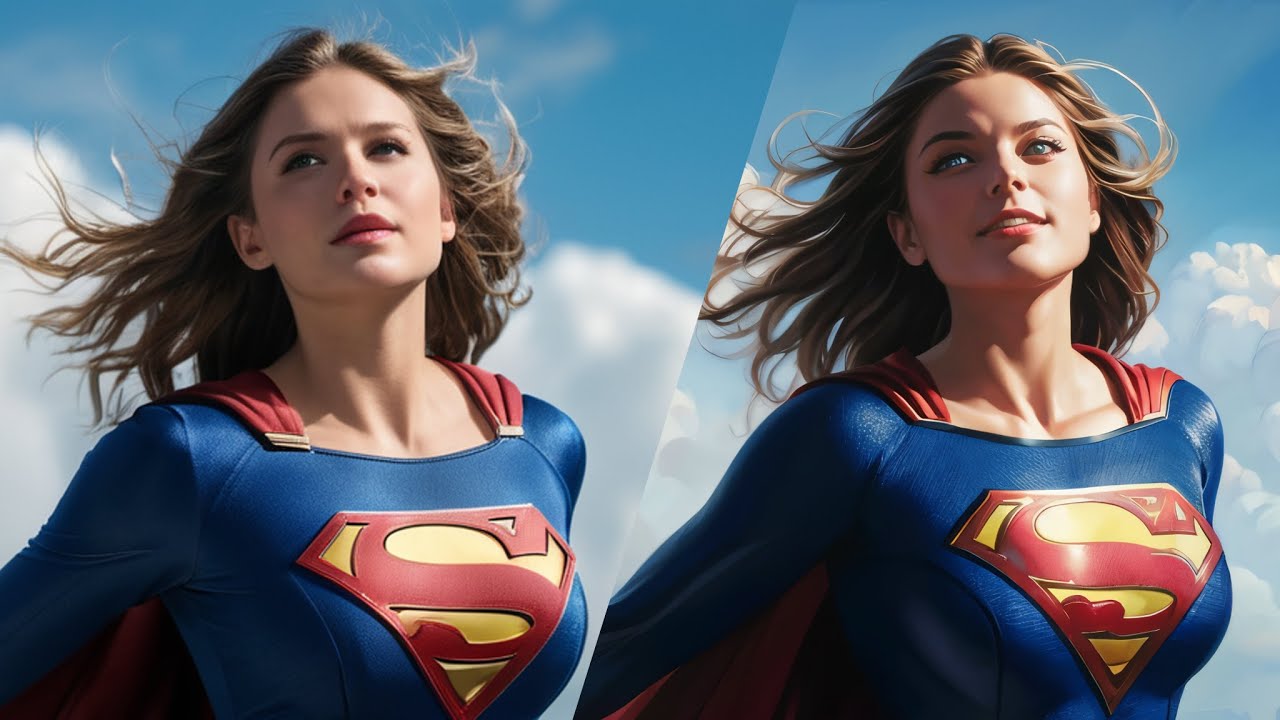 Supergirl Painting Digital Ai Generated Art [Ai 4K] #supergirl # ...