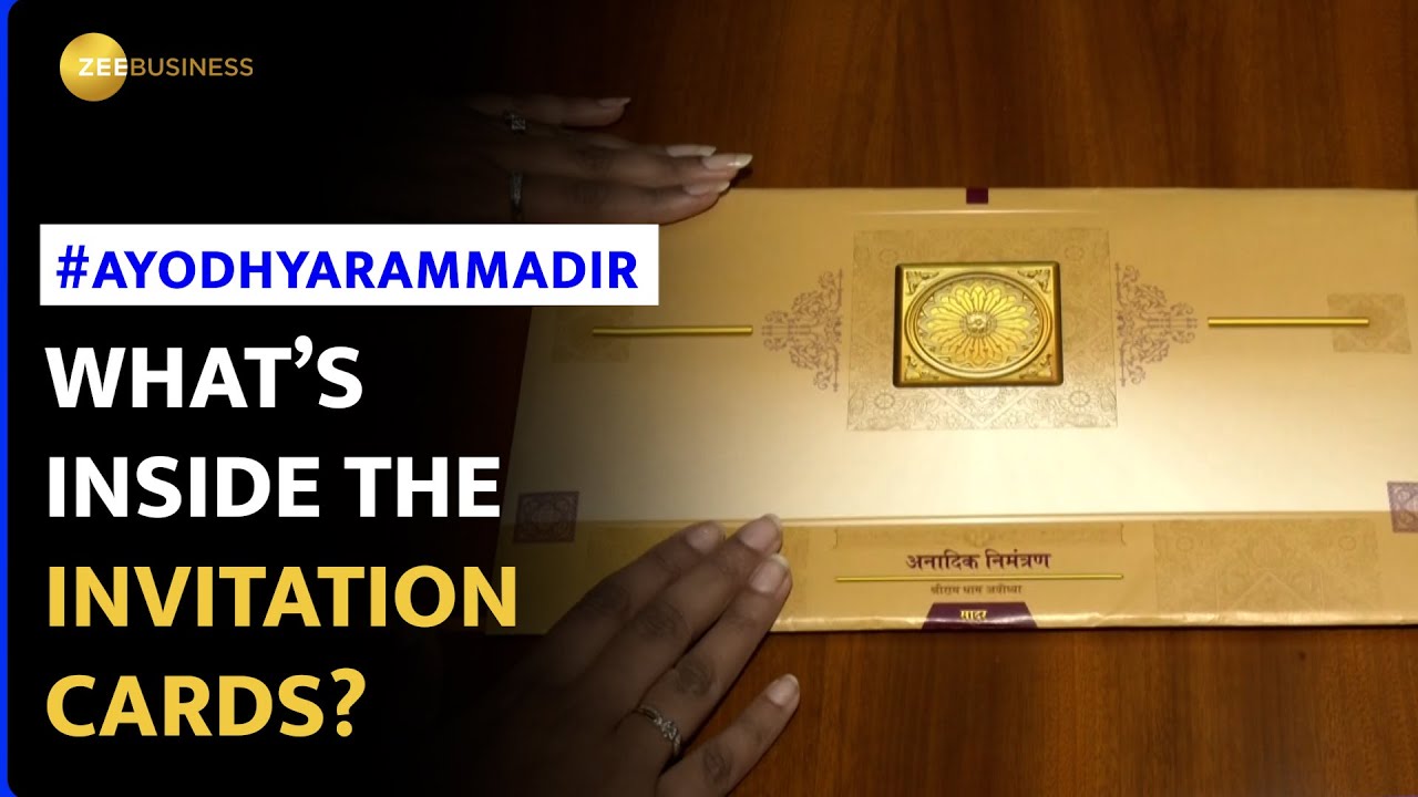 Ayodhya Ram Temple Consecration: Invitations Cards Sent to 4,000 Saints ...