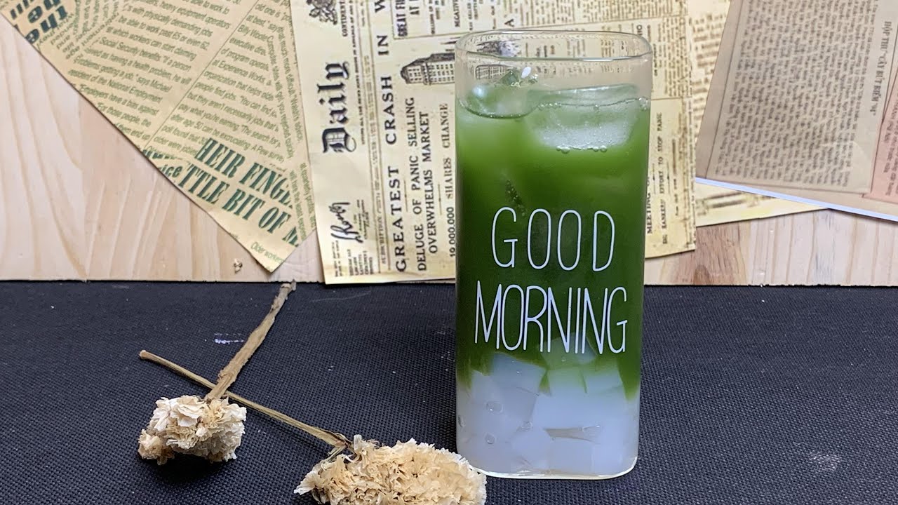 Sam Sam 42 How to Make The Best Green Tea Latte with Coconut Jelly ...