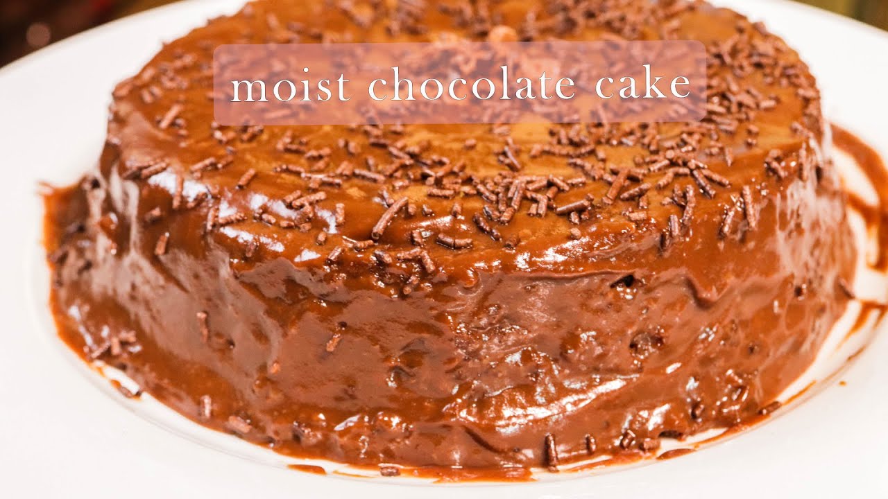 MOIST CHOCOLATE CAKE WITH MARIE BISCUIT | LOCK-DOWN CHOCOLATE CAKE ...