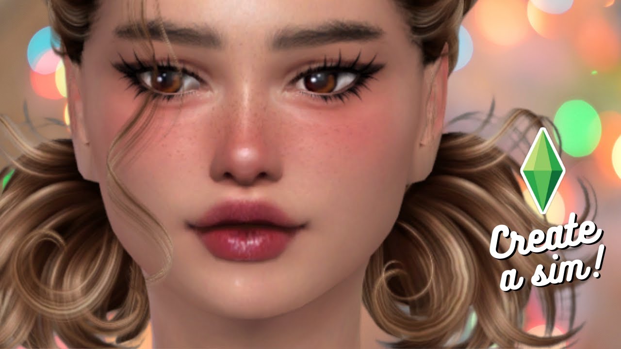 CREATE A SIM 🥝 THE SIMS 4 CAS 🍇 INÉS 😻 #realisticsim - YouTube