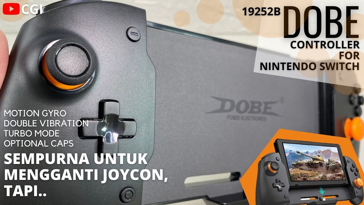 Review: DOBE CONTROLLER FOR NINTENDO SWITCH 19252B - Sempurna untuk ...