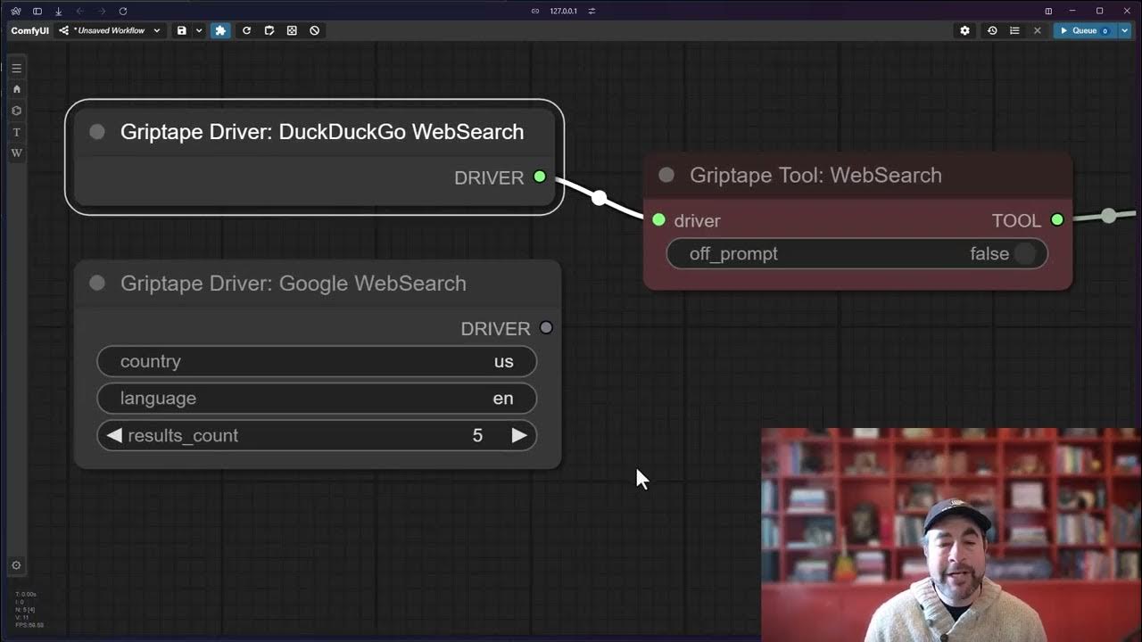 WebSearch Node Now Allows for Driver Functionality in Griptape Nodes for ComfyUI: Part 17 - YouTube