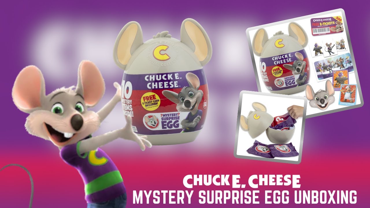 Unboxing: Chuck E. Cheese Mystery Surprise Egg - CEC Missouri - YouTube