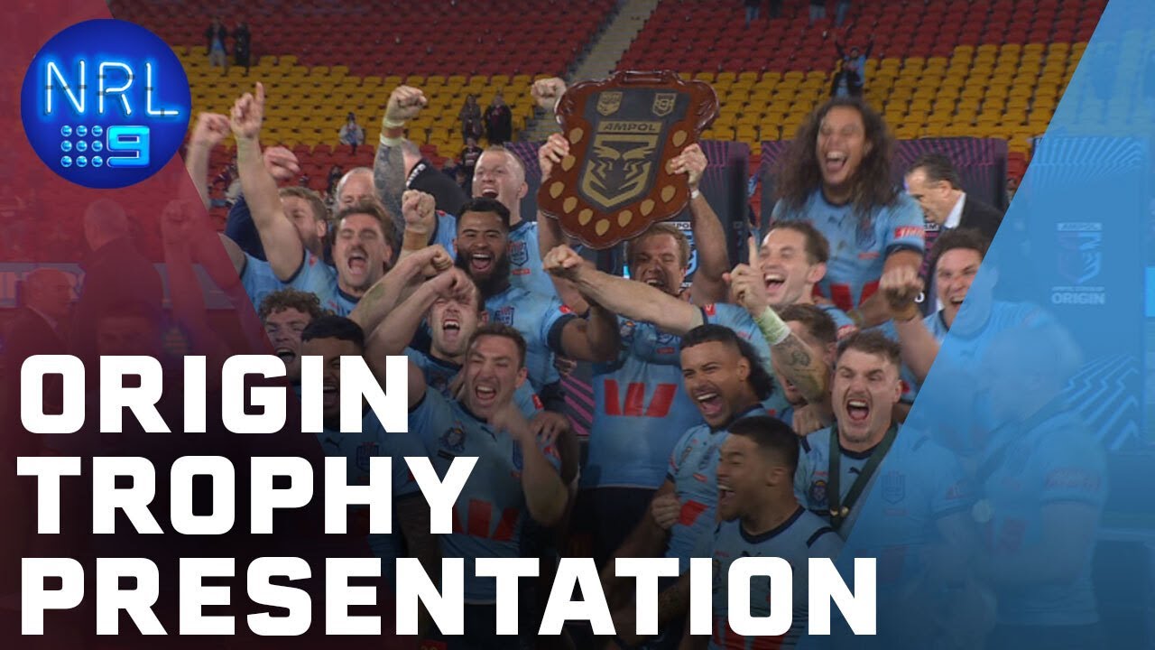 2024 State of Origin Shield and Wally Lewis medal presentation | NRL on ...