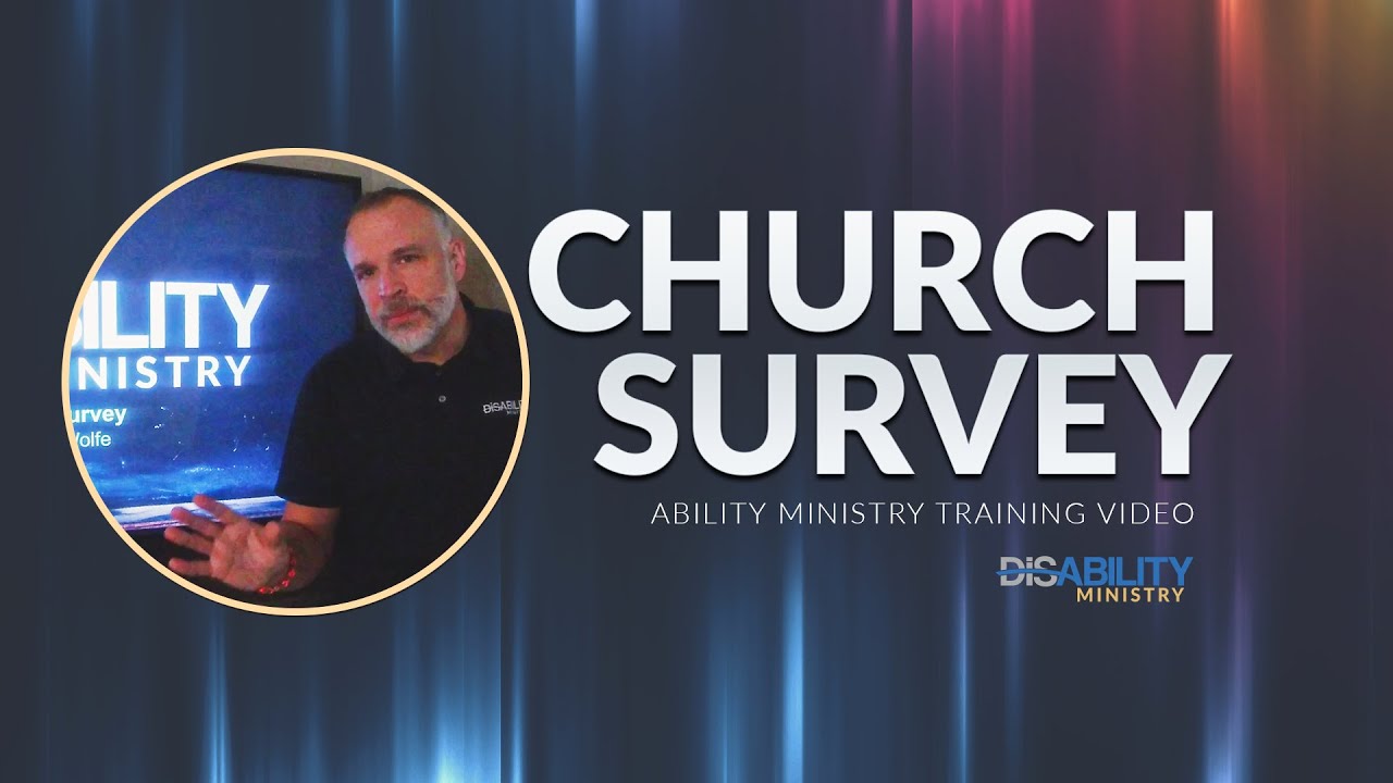 Free Disability Ministry Training - Church Survey Resource - YouTube