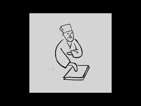 How to draw a person sitting at a table? - YouTube