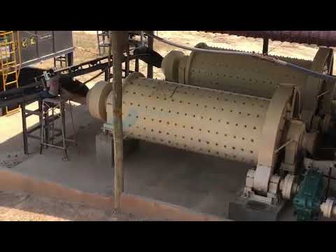gold ore process ball mill, gold plant - YouTube