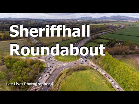 [63] Aerial Drone: Sheriffhall Roundabout - YouTube