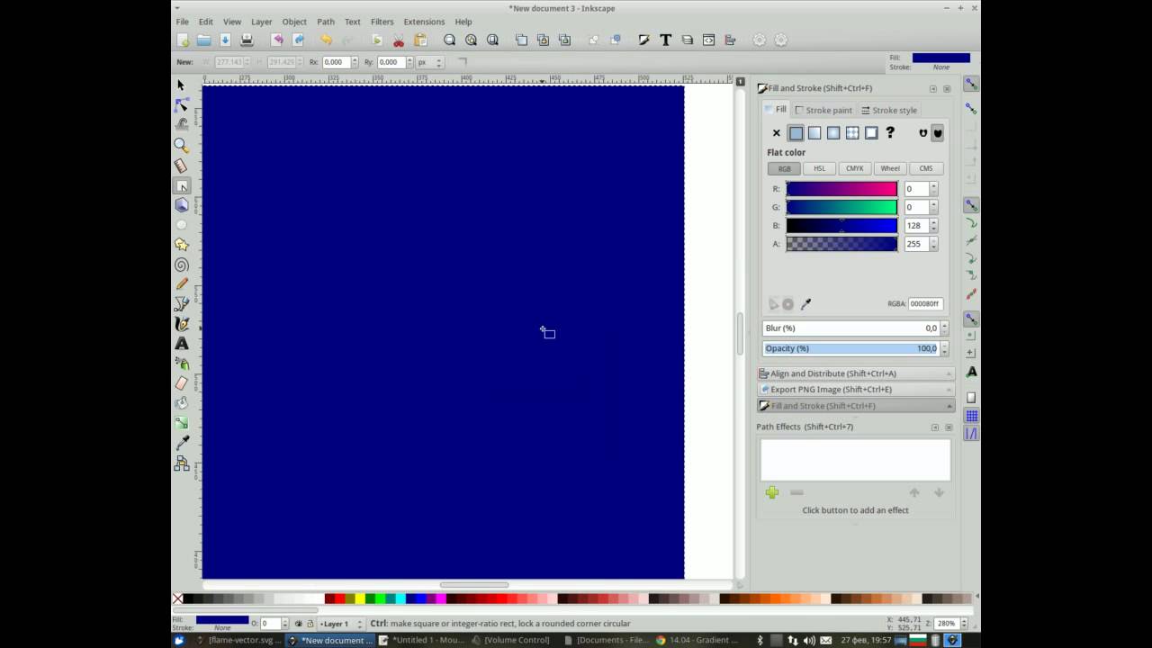 inkscape mesh - YouTube