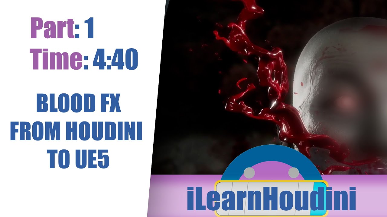 Houdini Tutorial: Blood Fx from Houdini to UE5 (PART 1) - YouTube