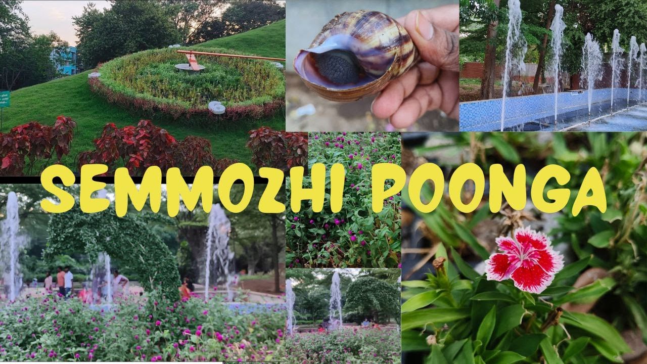 Semmozhi Poonga | செம்மொழிப் பூங்கா in Chennai | Botanical Garden in ...