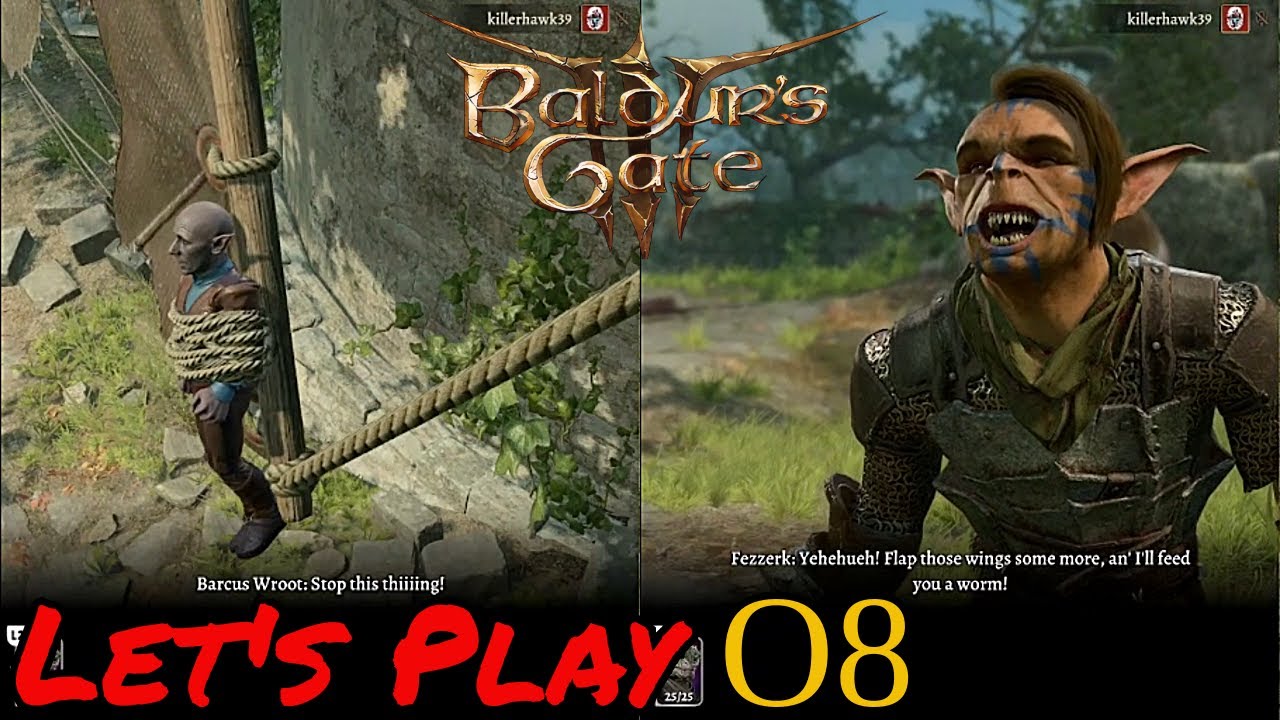 Baldur's Gate 3 Gameplay Walkthrough part 8: Defeating the first Goblin ...