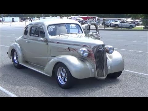 1937 Chevy Coupe Pro Street Drag Car Legends at MIR Dreamgoatinc Video ...
