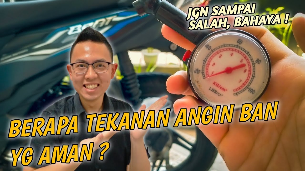 CARA MENGECEK TEKANAN BAN MOTOR | PENGUKUR TEKANAN ANGIN BAN MOTOR ...