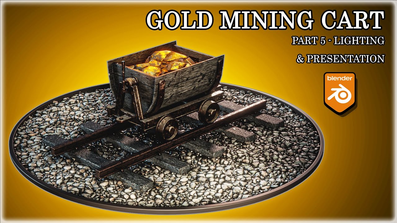 Gold Mining Cart | Game Asset Lighting - YouTube