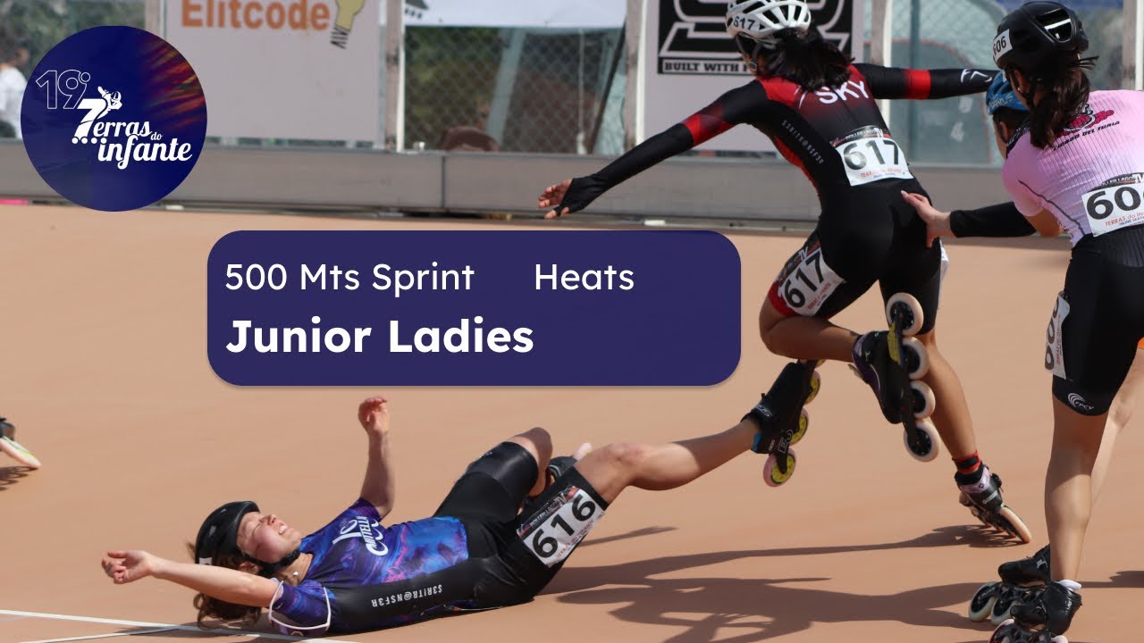 500 Mts Sprint Junior Ladies Heats Terras do Infante Lagos 2024 - YouTube