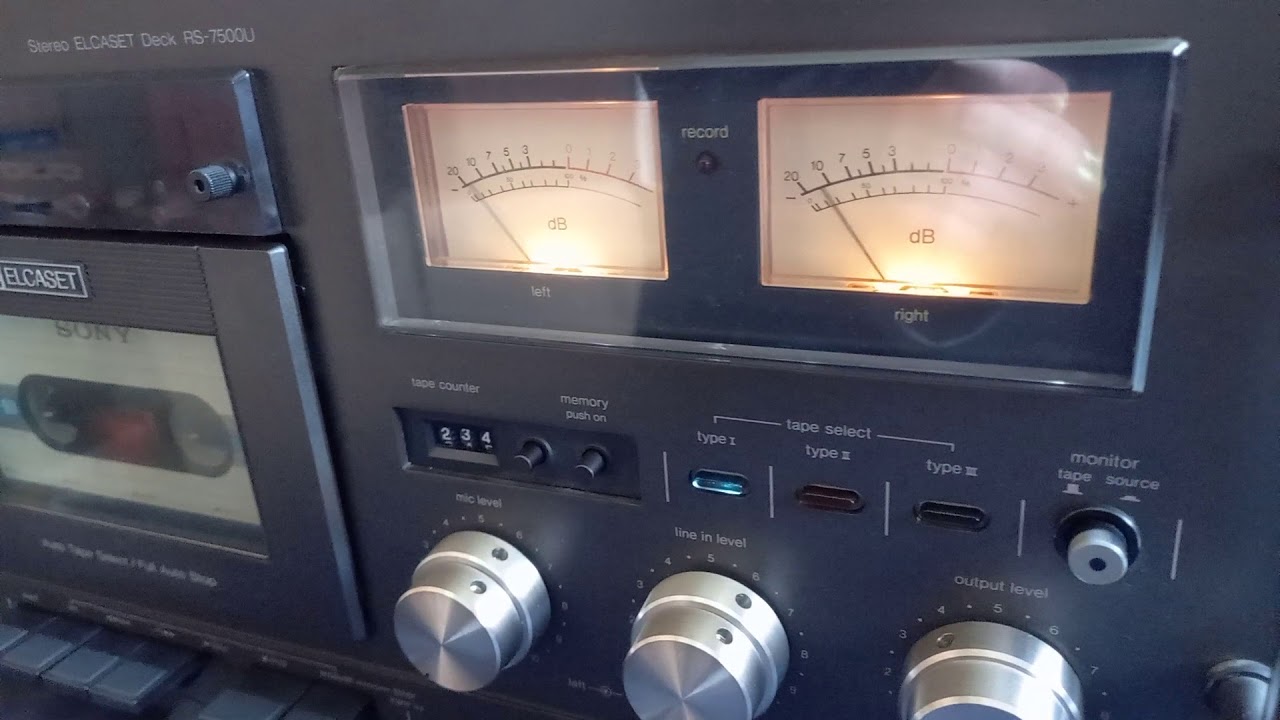 Stereo ELcaset deck Technics RS-7500U - YouTube