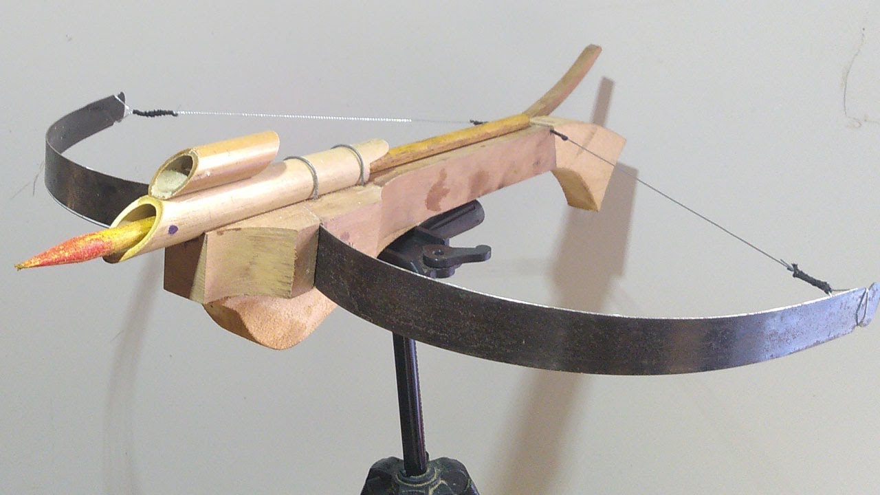 How to make a slingbow from Saw blade with new idea and new design ...