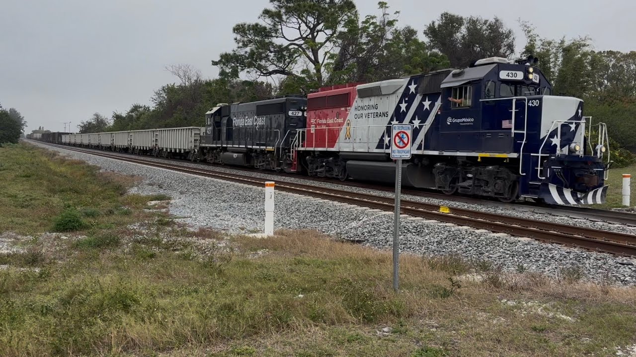 FEC TRAIN 103 @ 11:20am 2-4-25 - YouTube