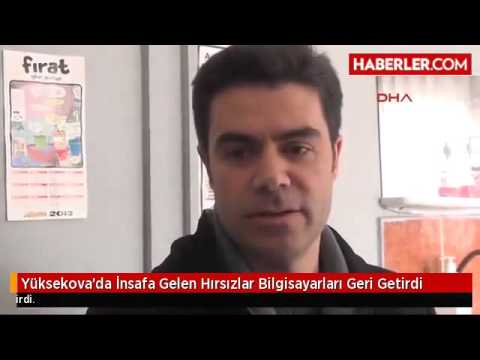 Yüksekova'da İnsafa Gelen Hırsızlar Bilgisayarları Geri Getirdi