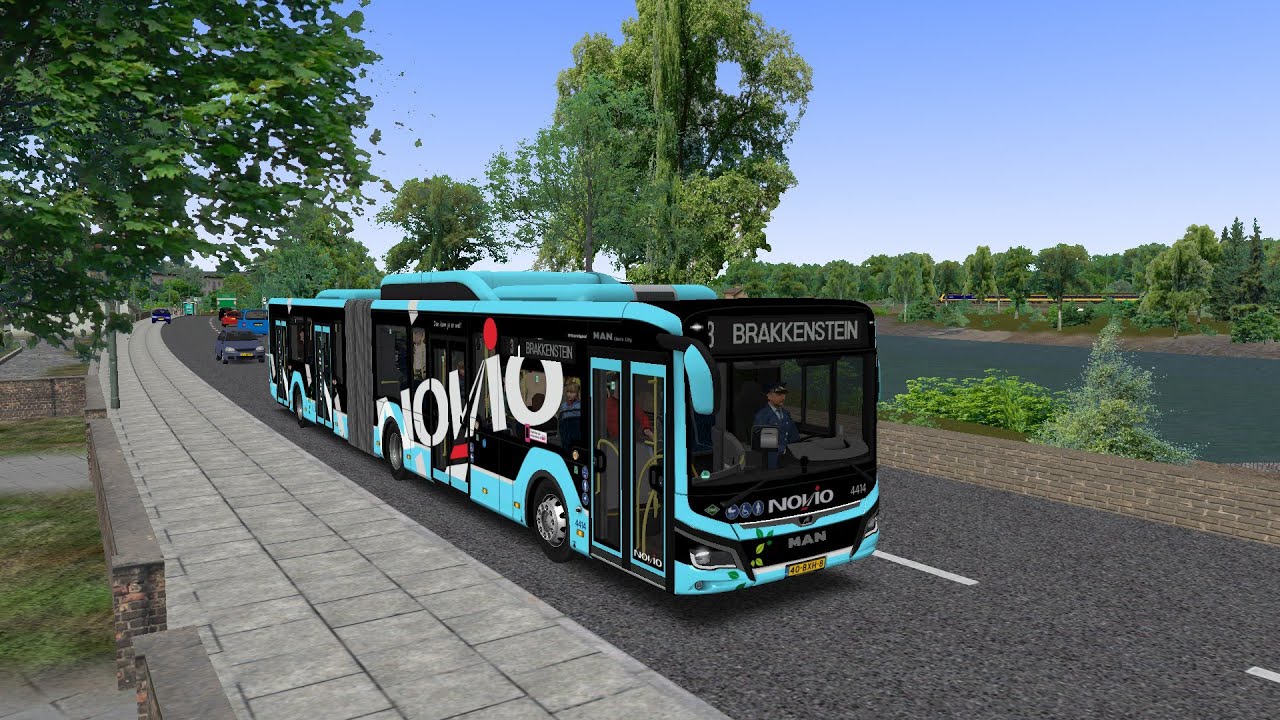 OMSI 2 gameplay: Novio 4414 - MAN NLC CNG - Route 3: Brakkenstein ...