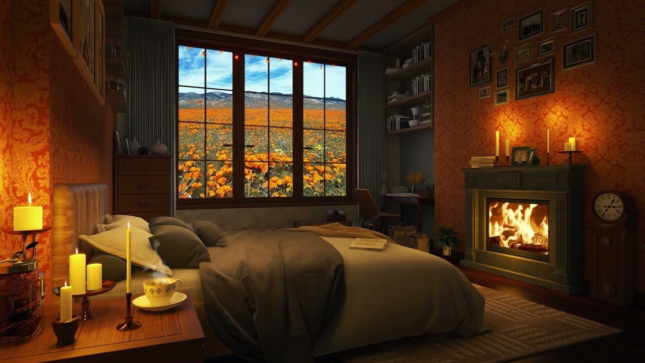 Cozy Bedroom Ambience | Spring Morning Ambience & Relaxing Forest ...