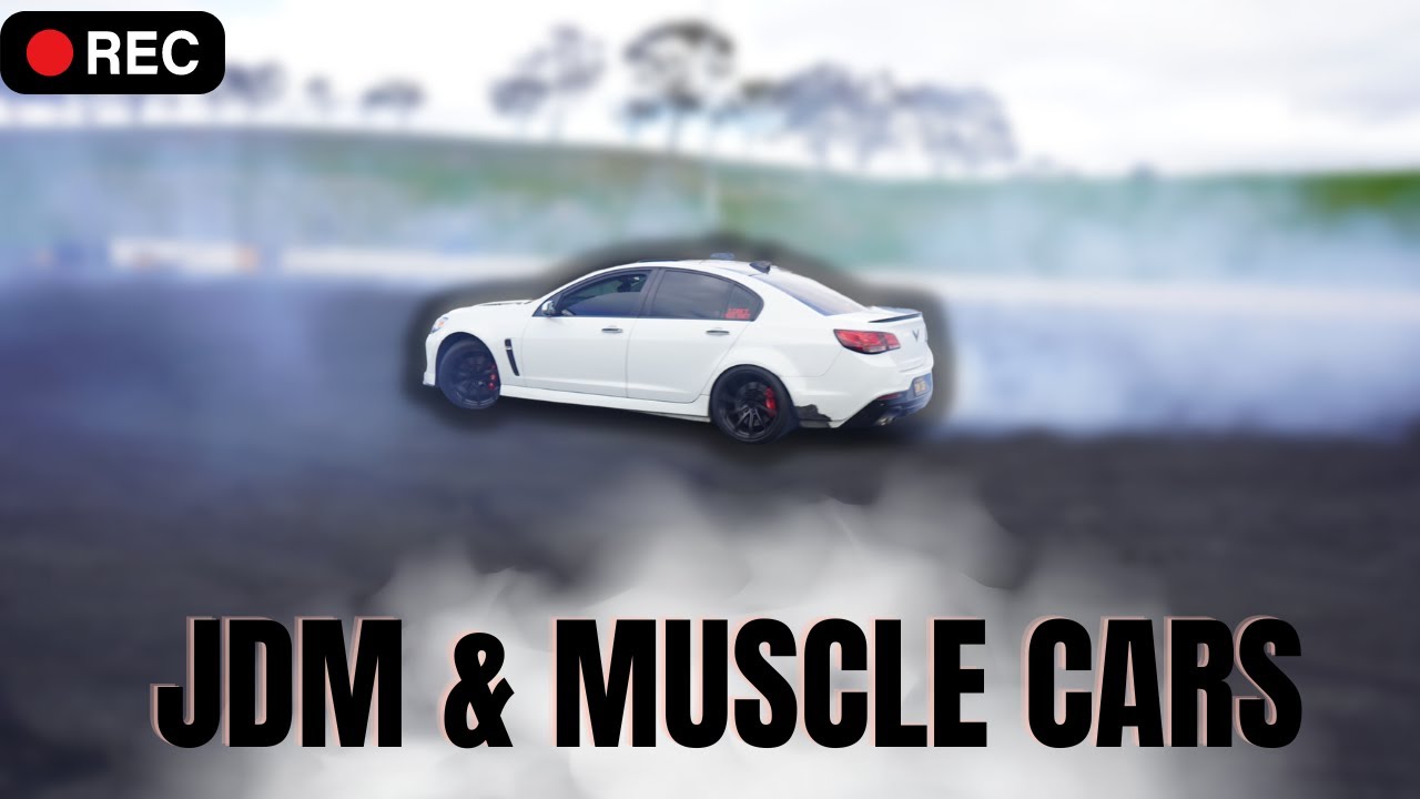 JDM AND MUSCLE CARS TAKEOVER THE DONUT PIT!! (IT GETS CRAZY) - YouTube