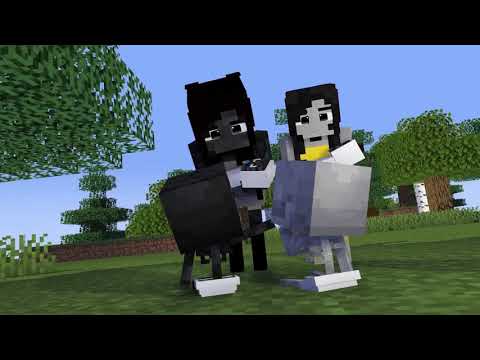 Monster School: Wither Skeleton and Skeleton family - Minecraft Animation