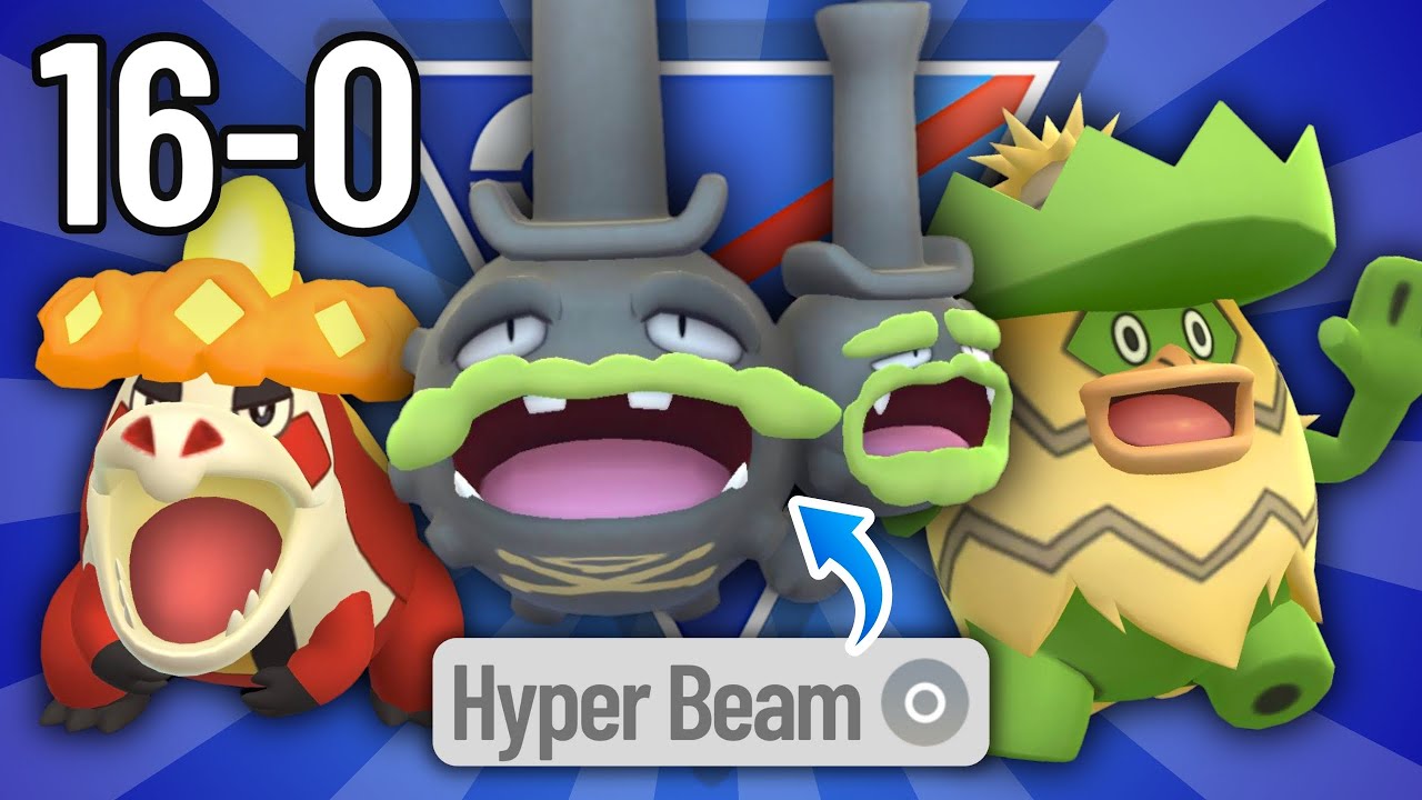 CRAZY 16 GAME WIN STREAK WITH *HYPER BEAM* GALARIAN WEEZING & THE SILLY HAT THEME TEAM! - YouTube