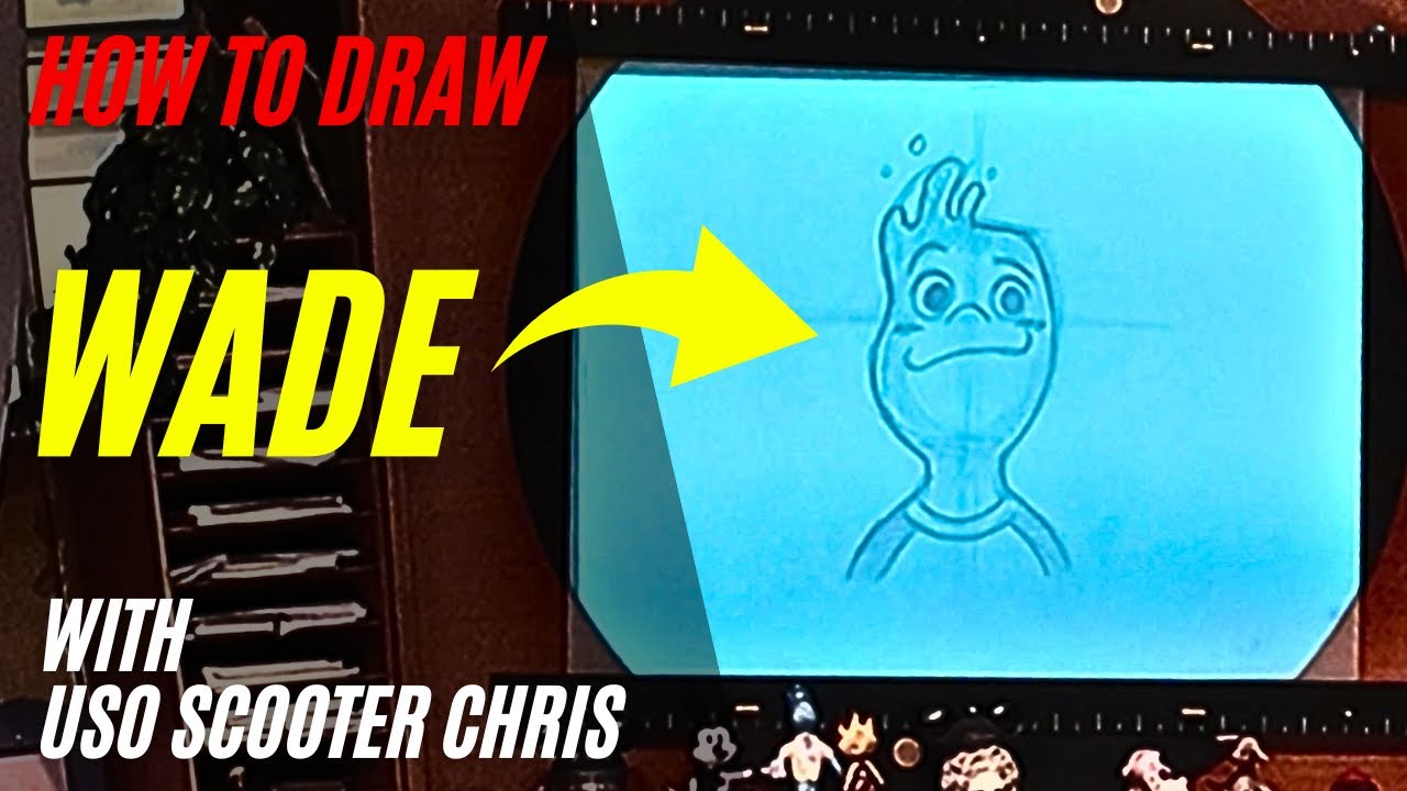 How to Draw Wade from the Animation Academy in Disney California ...