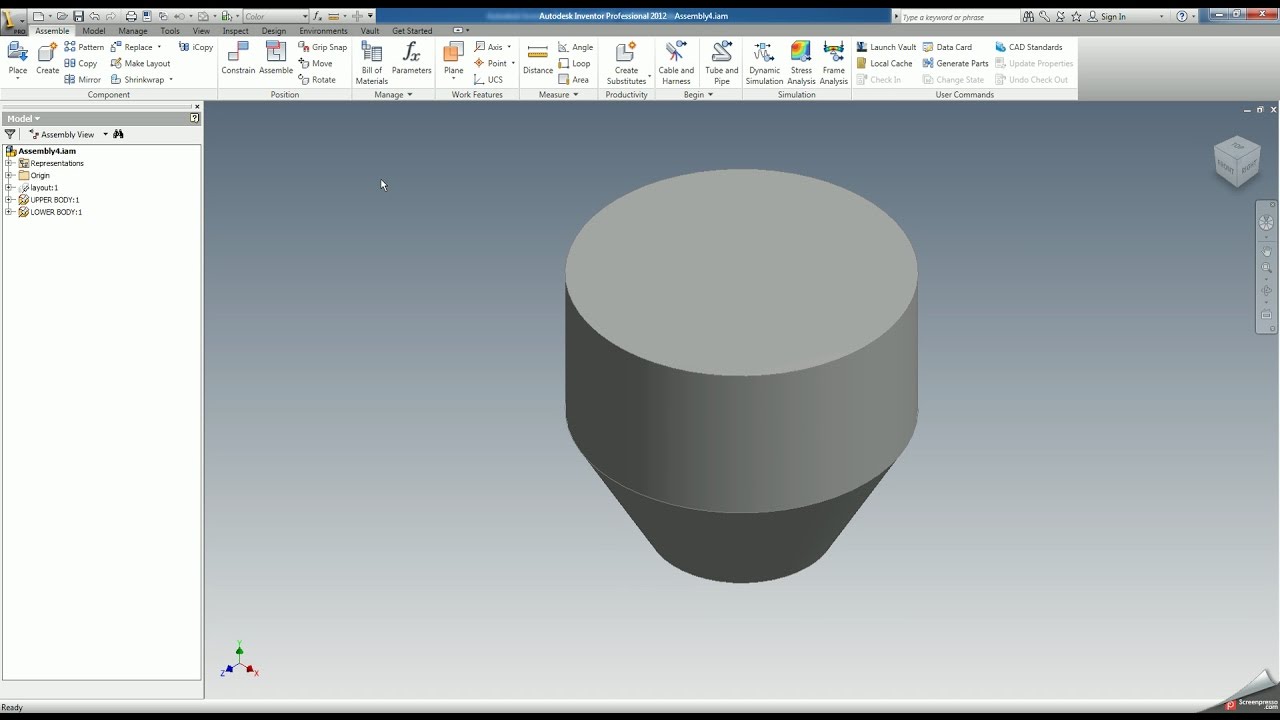 Extract part from solid bodies - YouTube