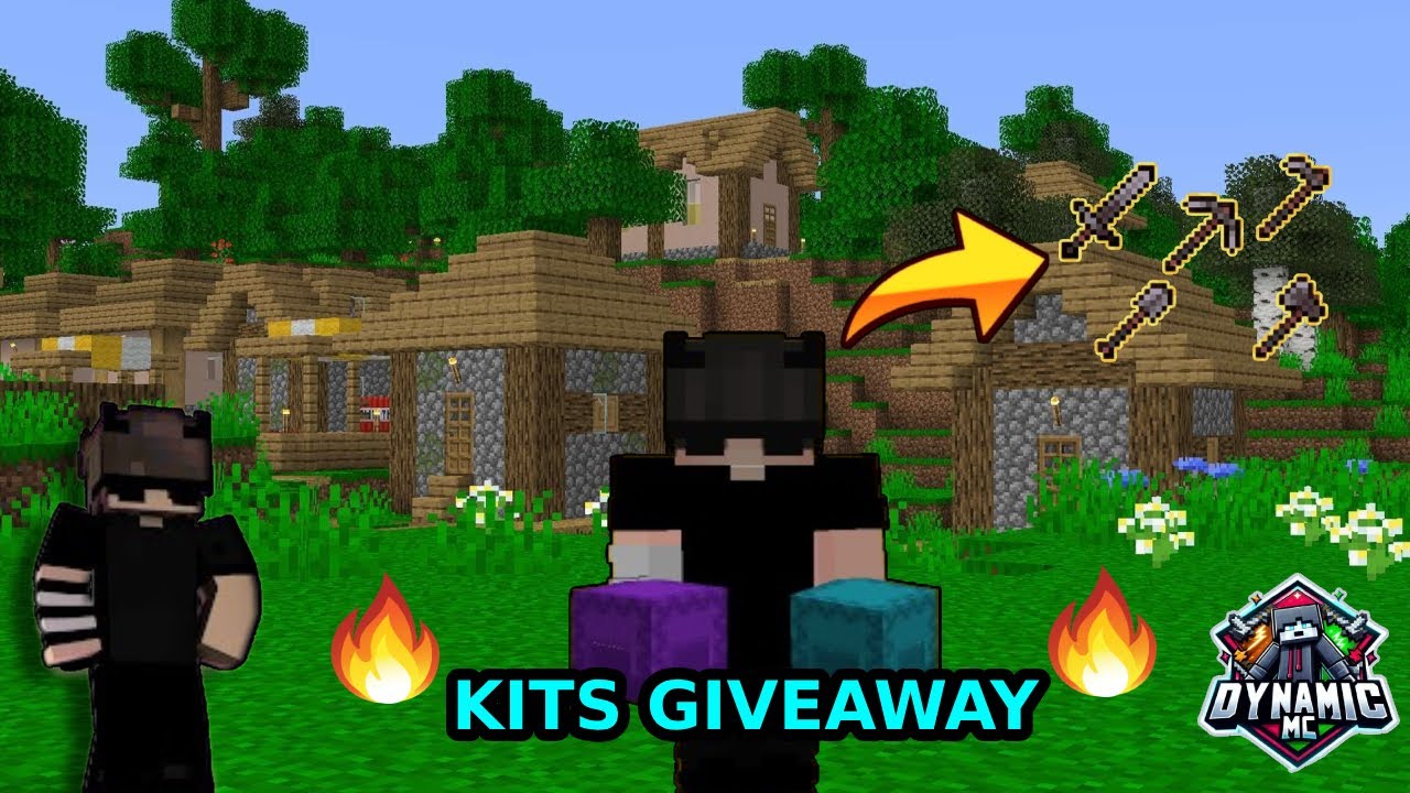 KITS GIVEAWAY IN DYNAMIC MC 🔥 - YouTube