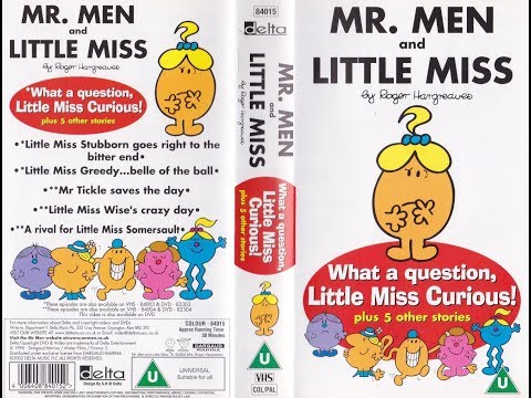 Mr. Men and Little Miss: What a Question, Little Miss Curious (2002 UK VHS)