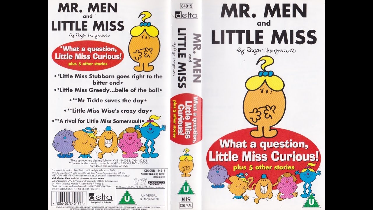 Mr. Men and Little Miss: What a Question, Little Miss Curious (2002 UK ...