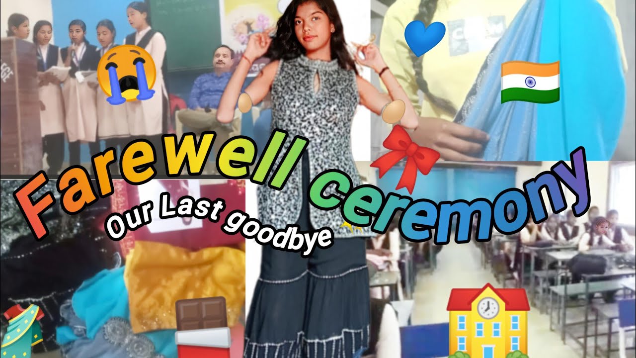 Our Last Day Together😢 | Class 12 Farewell Ceremony 💔🏫#farewell # ...