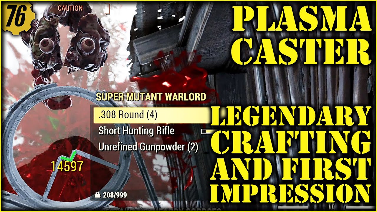Fallout 76 - Plasma Caster. Is it good for Power Armor Build? Legendary ...