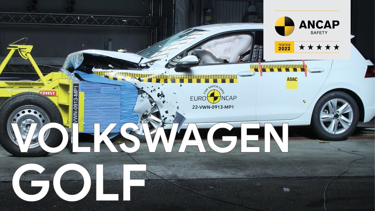ANCAP safety & crash testing a Volkswagen Golf - YouTube