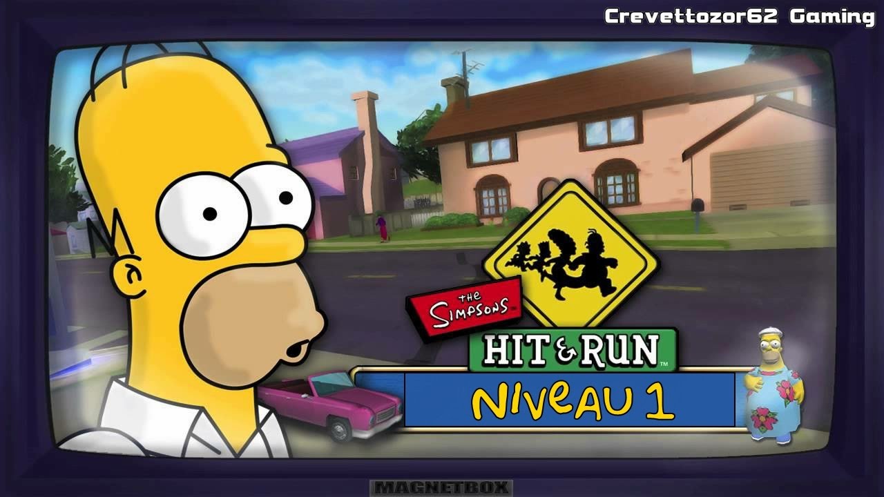 The Simpsons : Hit and Run sur GameCube - Gameplay Niveau 1 - YouTube