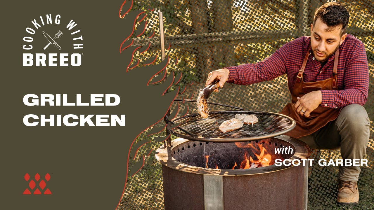 Juicy Grilled Chicken Over the Fire | Cooking with Breeo - YouTube