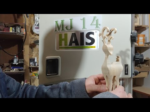 Hais Mj14 Şerit Testere ile Karaca Heykeli yapımı.  #wood # woodworking # hais