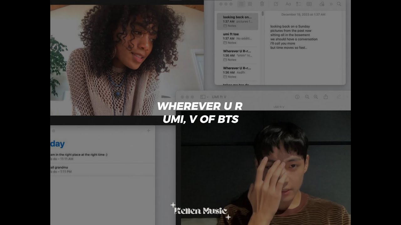 UMI, V - wherever u r (ft. V of BTS) [Traducida al español] - YouTube