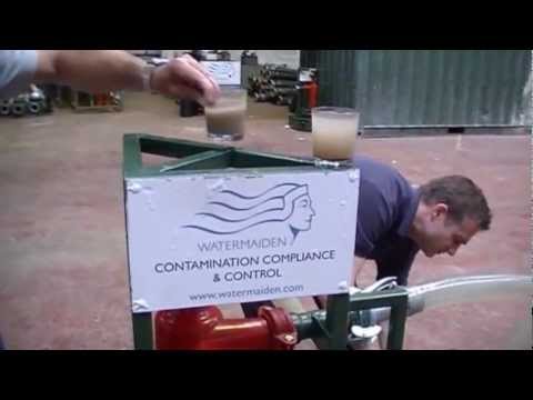 Watermaiden desilting mini-cube demonstration - YouTube