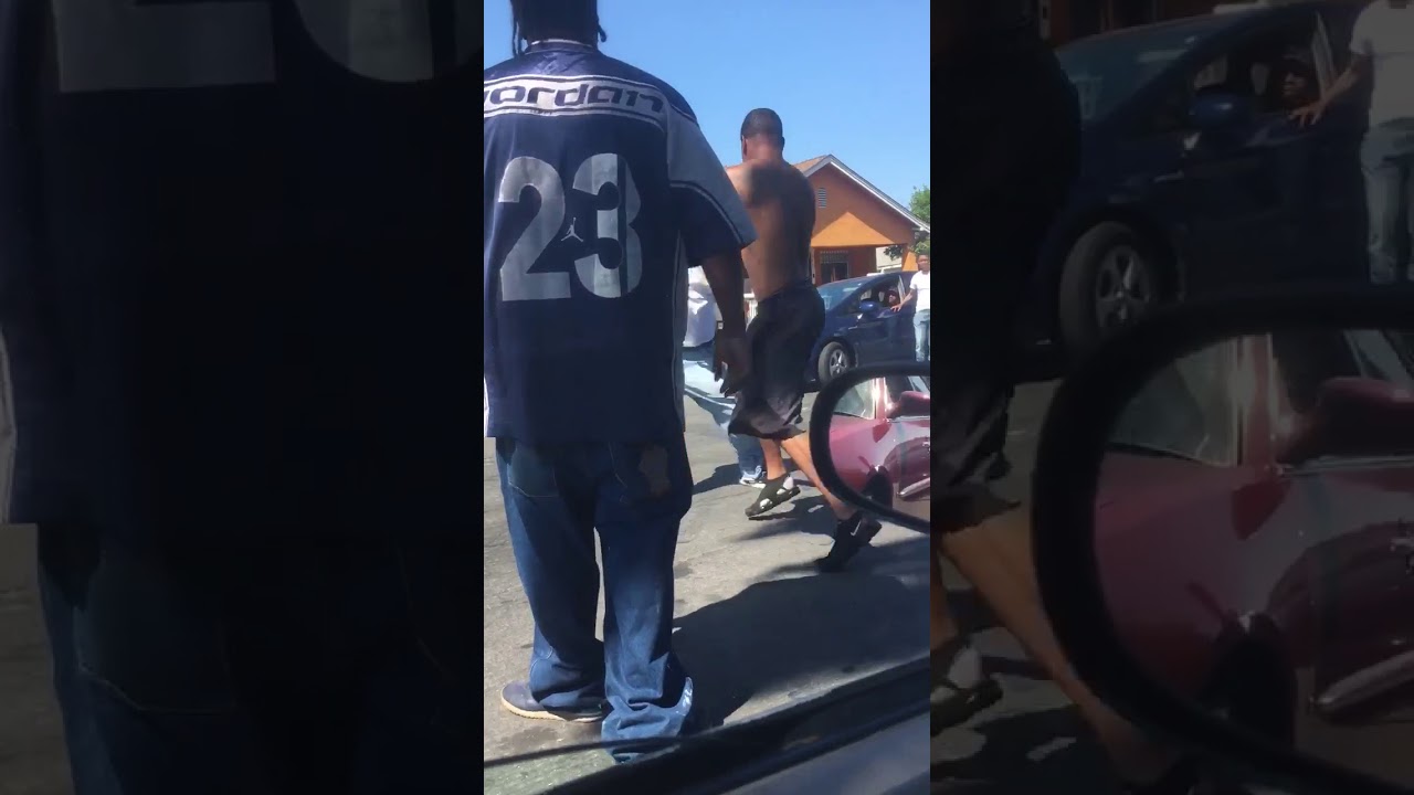 HOOD FIGHT sc los Angeles hood pt1 - YouTube