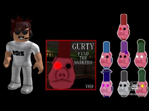 How to Get 7 Gurty Markers in Piggy Find the Markers! - YouTube
