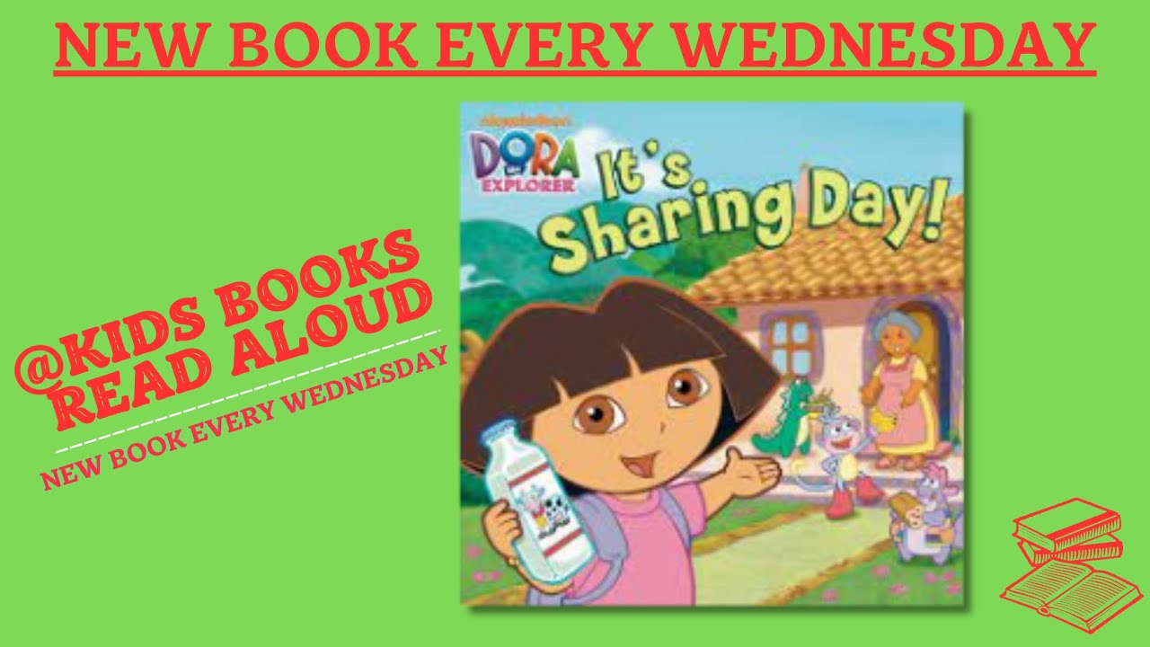 Dora The Explorer It's Sharing Day | Kids Books Read Aloud - YouTube