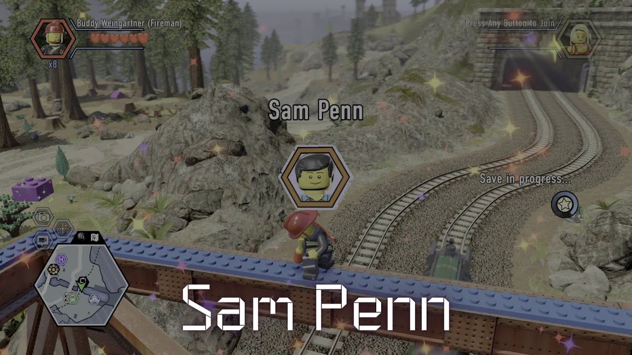 How to unlock Sam Penn in LEGO City Undercover? - YouTube