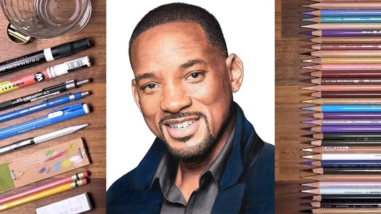 Drawing Will Smith - Timelapse Video | Draw CC - YouTube