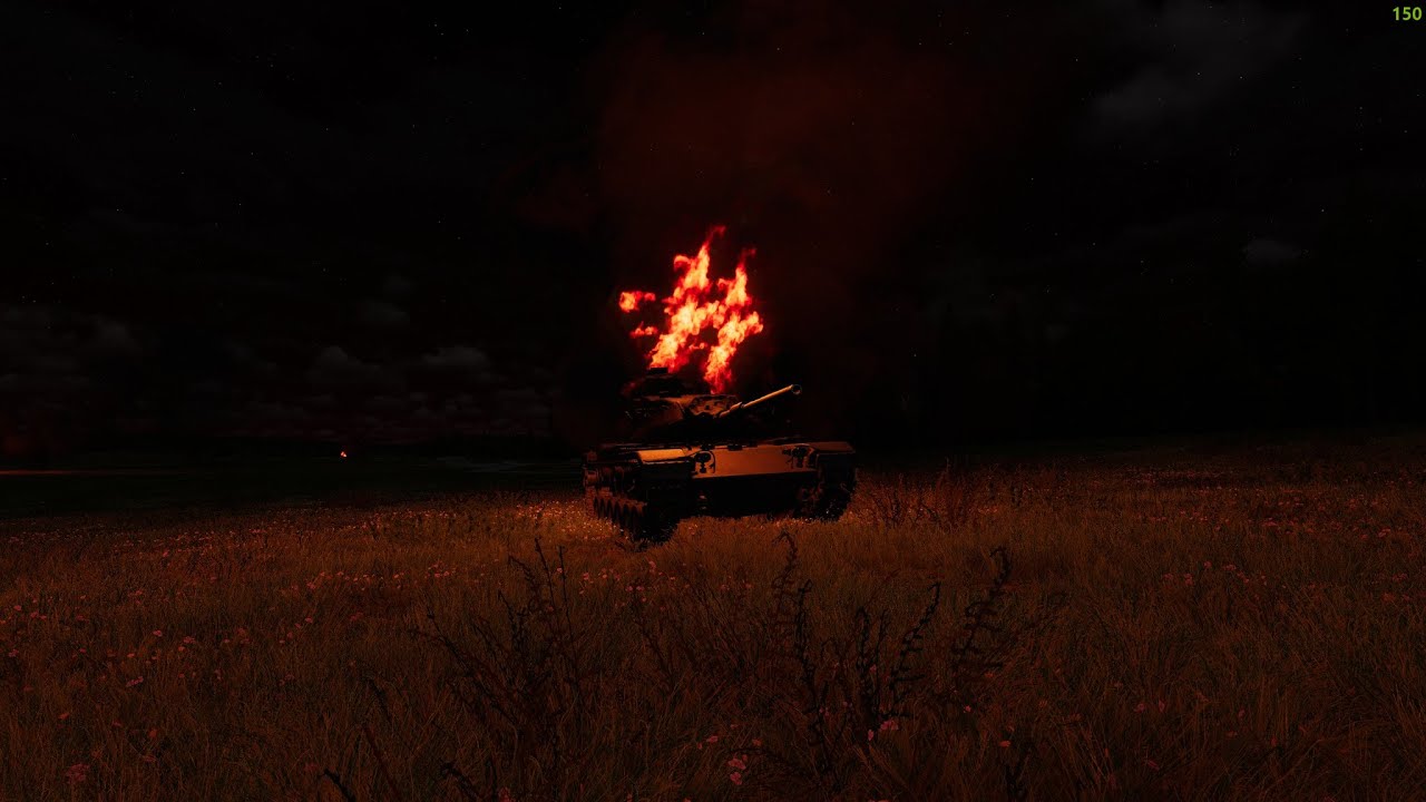 GUNNER, HEAT, PC! T-72 tank in combat at night - amazing graphics! # ...